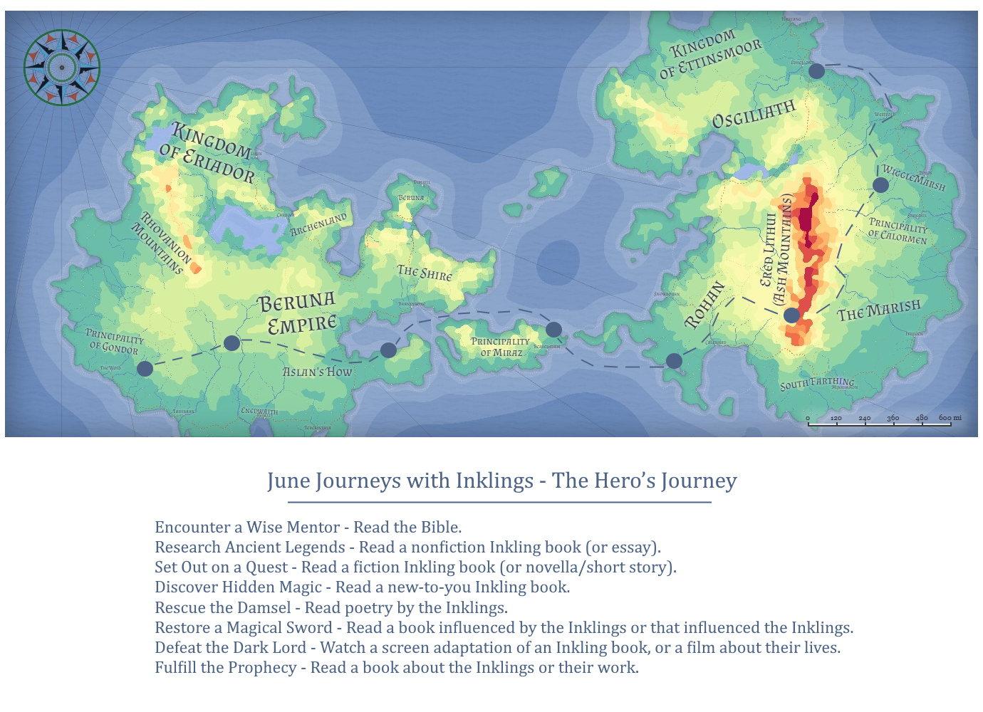 June Journeys with Inklings Readathon | Luminous Libro